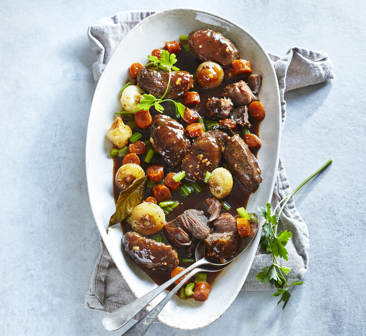 Joues de porc braisées à la bière et au sirop d'érable - Le porc du Québec
