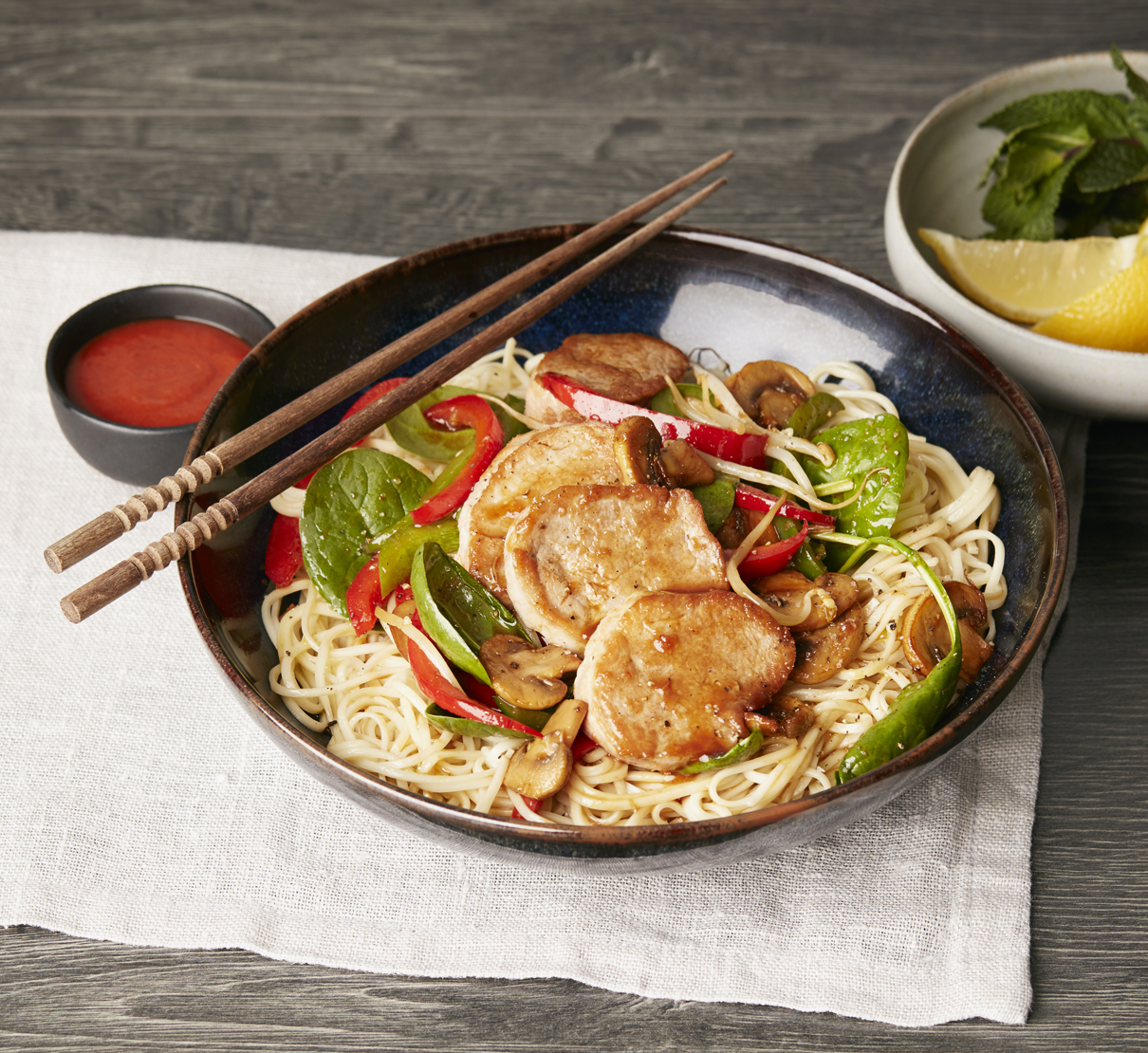 Sauté de porc aux épinards - Le porc du Québec