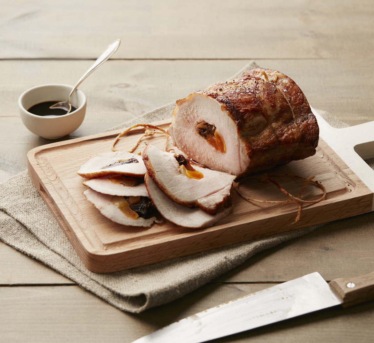 Longe de porc farcie aux fruits - Le porc du Québec