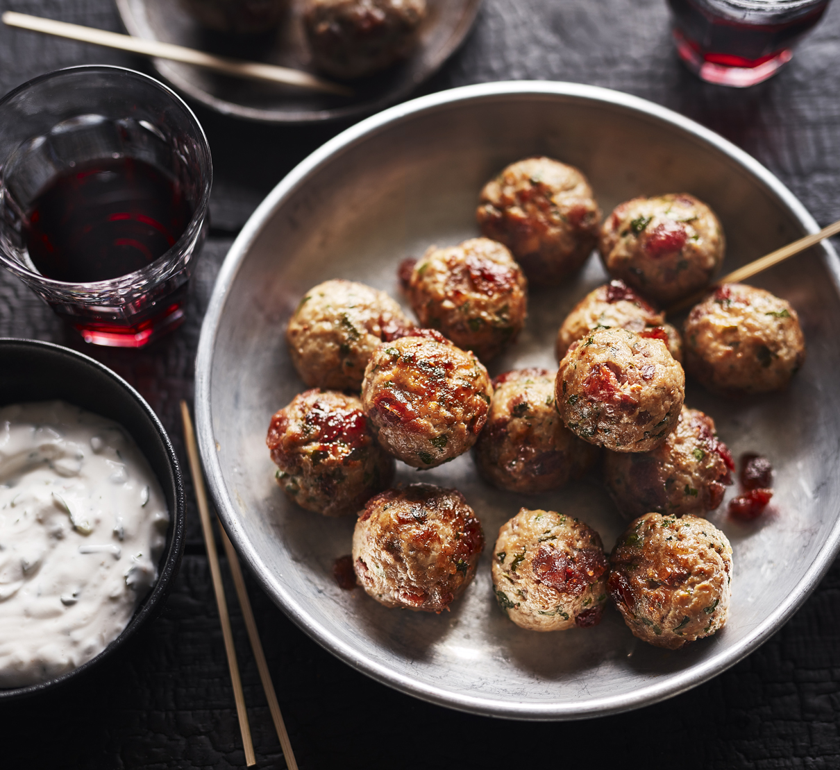 Boulettes de porc haché aux canneberges - Le porc du Québec