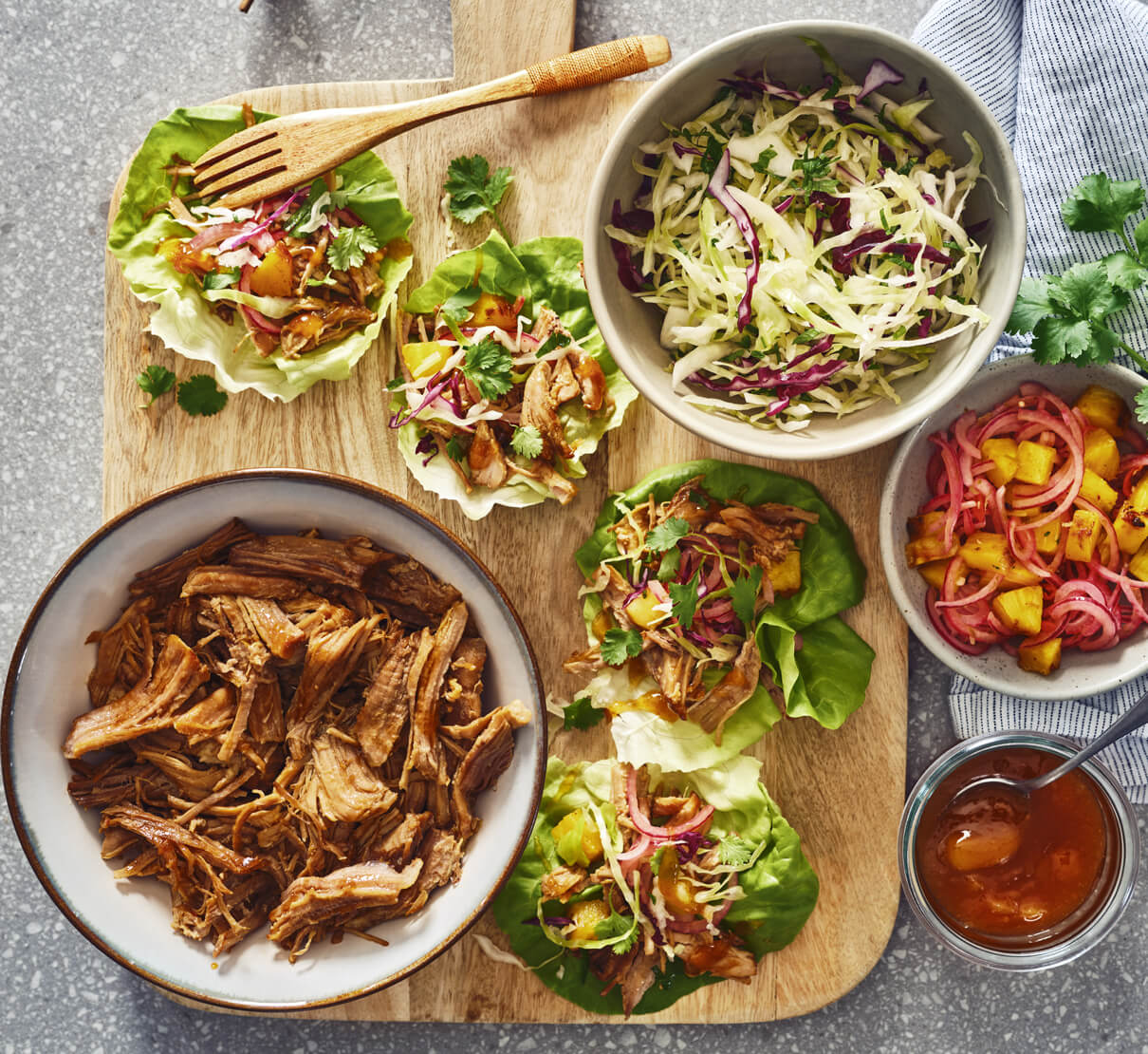 Porc effiloché à la jerk - Le porc du Québec