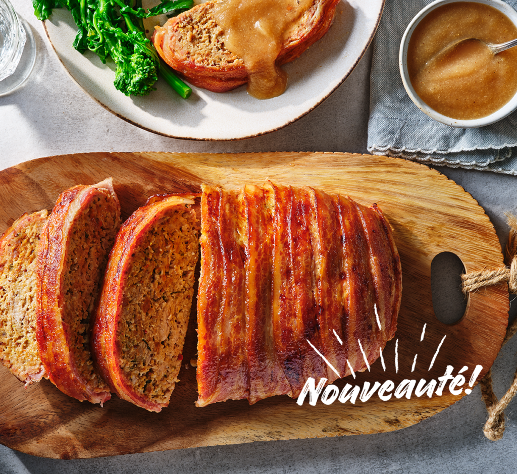 Pain de viande au bacon et aux poires - Le porc du Québec